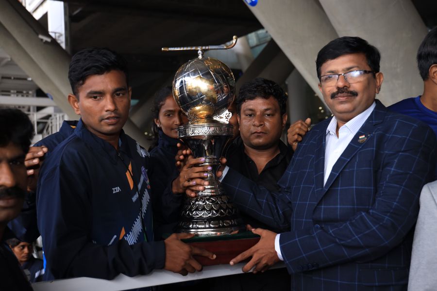 Hockey World Cup Trophy Tour at Chennai - Hockey Unit of Tamilnadu